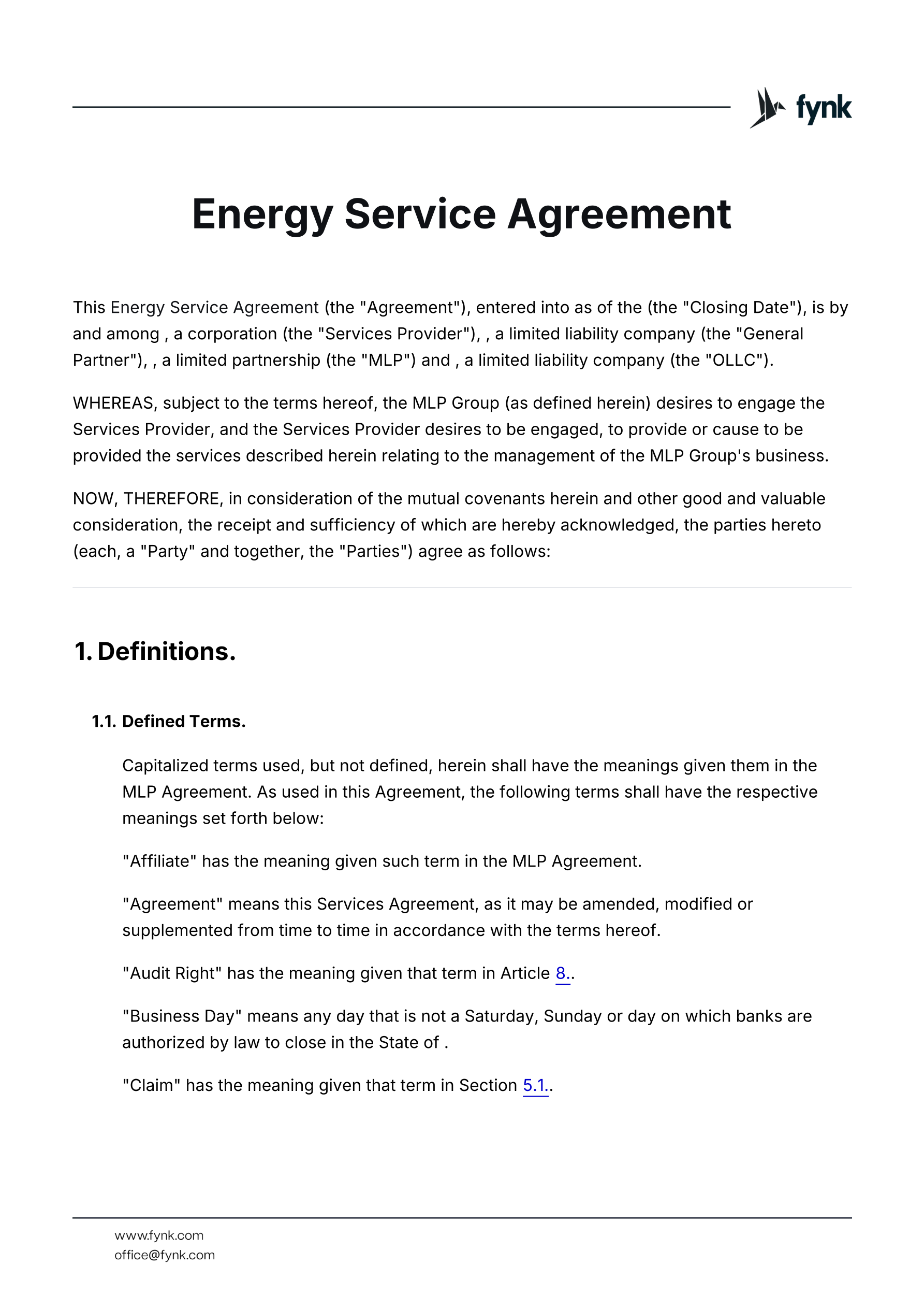 Early Termination of Services: Key Contract Clause Explained | fynk