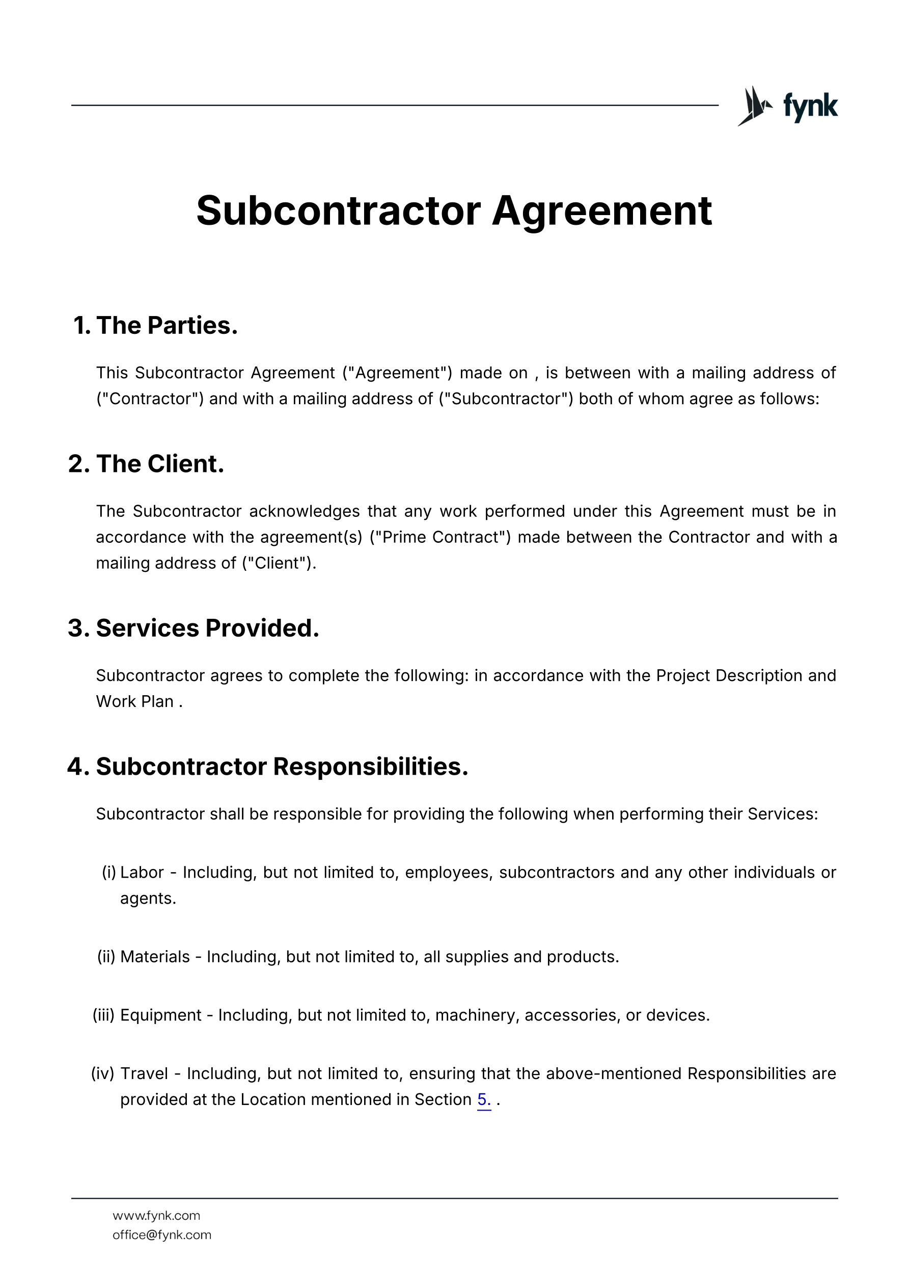 Change Order Clause Examples: Key Insights and Best Practices | fynk